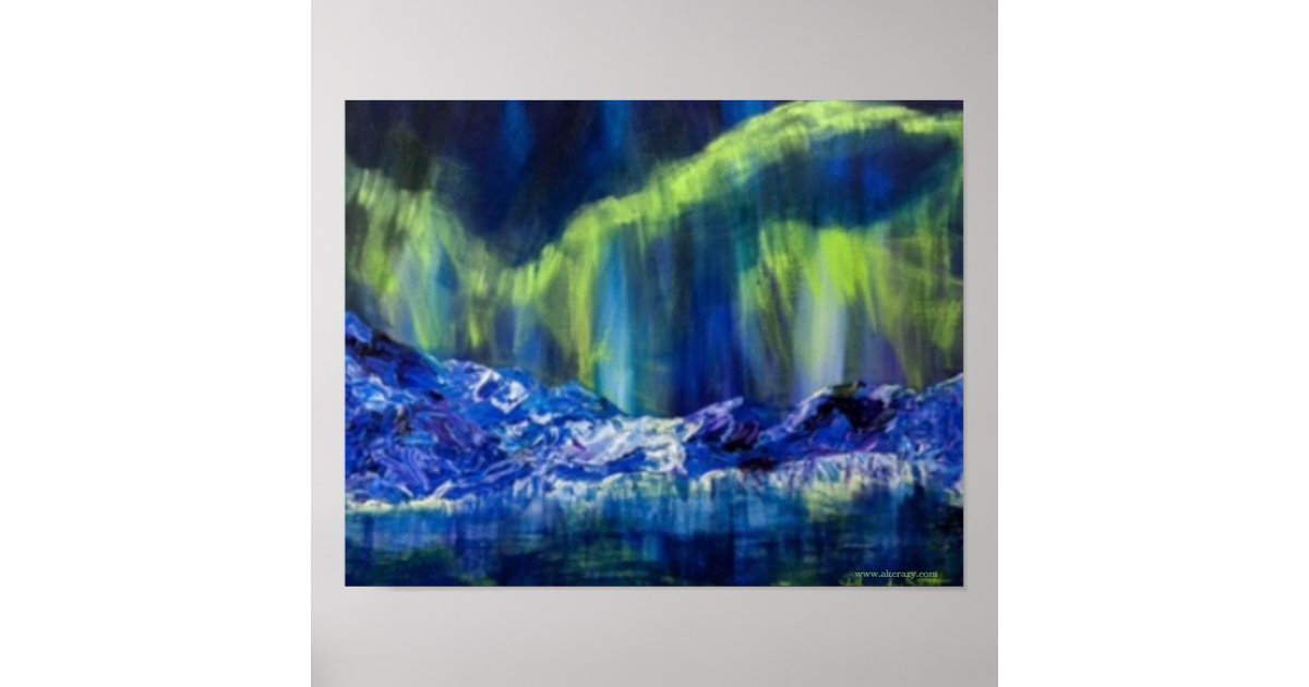 Alaskan Glacial Reflections Poster | Zazzle.de