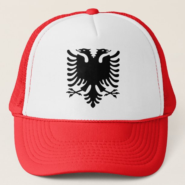 Albanien Trucker-Baseballkappen | Zazzle.de