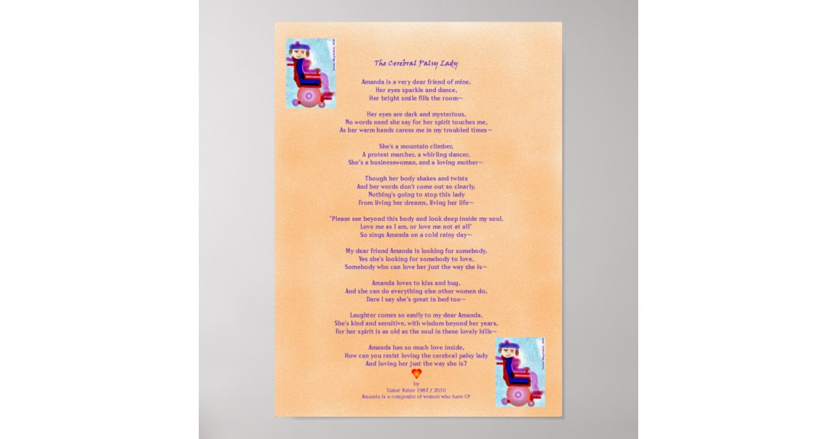 Amanda Poem Poster | Zazzle.de