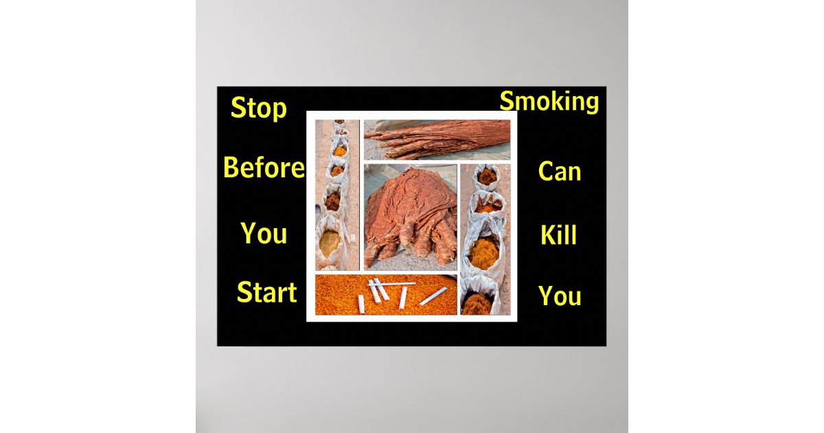 Anti-Raucher-Plakate Poster | Zazzle.de