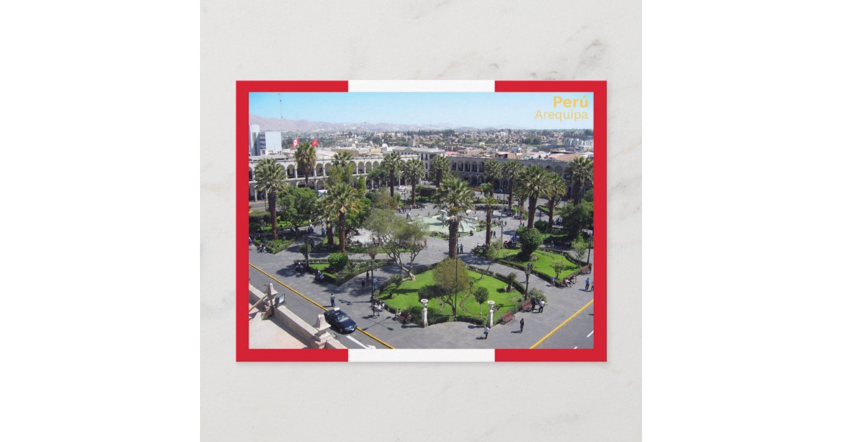 Arequipa - Peru Postkarte | Zazzle.de