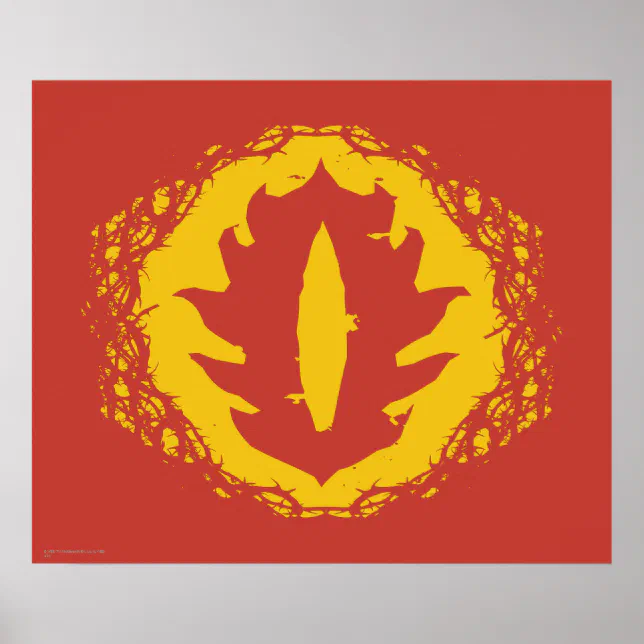 Auge des Sauron-Symbols Poster | Zazzle.de