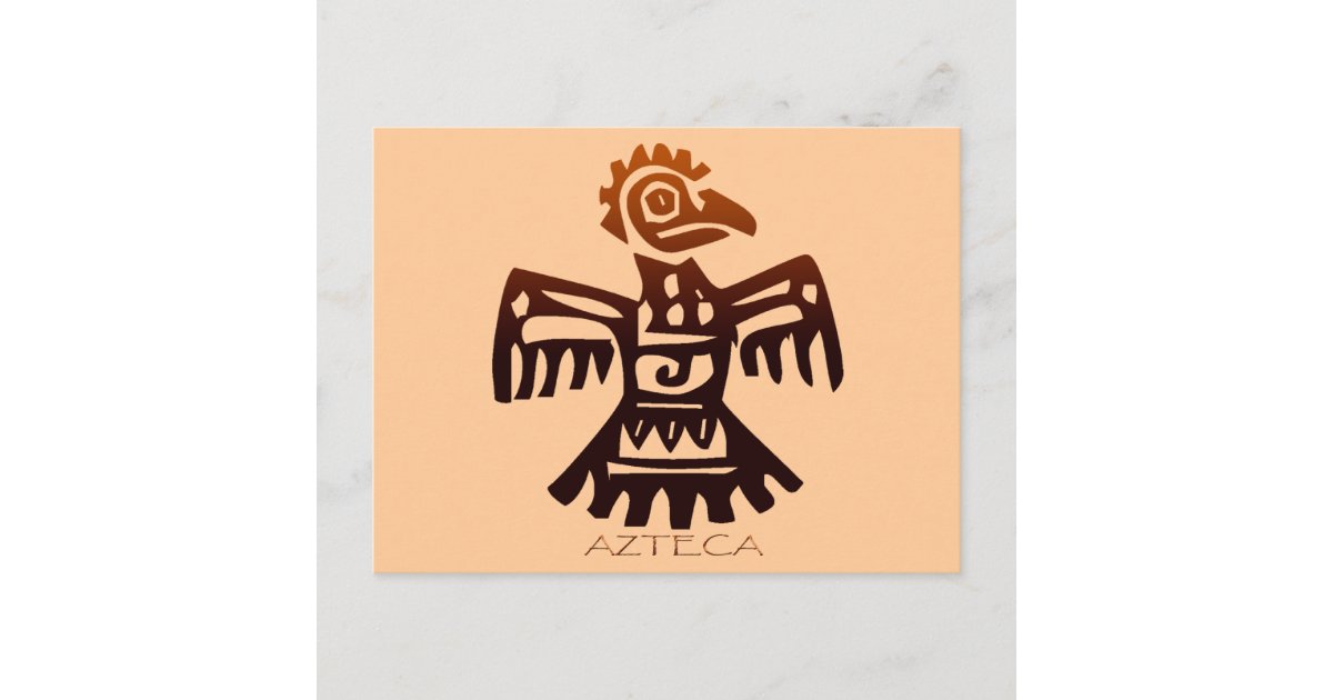 AZTEC ~ Bird Spirit Postcard Postkarte | Zazzle.de