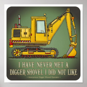 Bagger Poster | Zazzle.de
