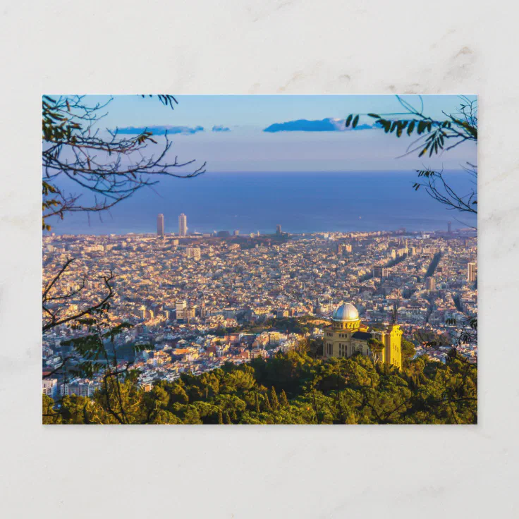 Barcelona Postkarte | Zazzle.de