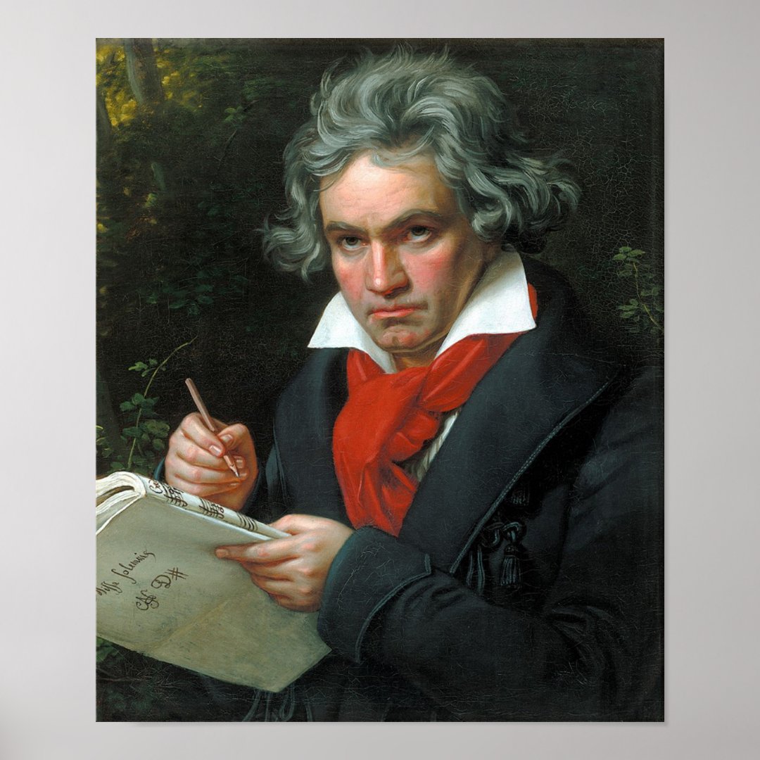 Beethoven Portrait Poster | Zazzle.de