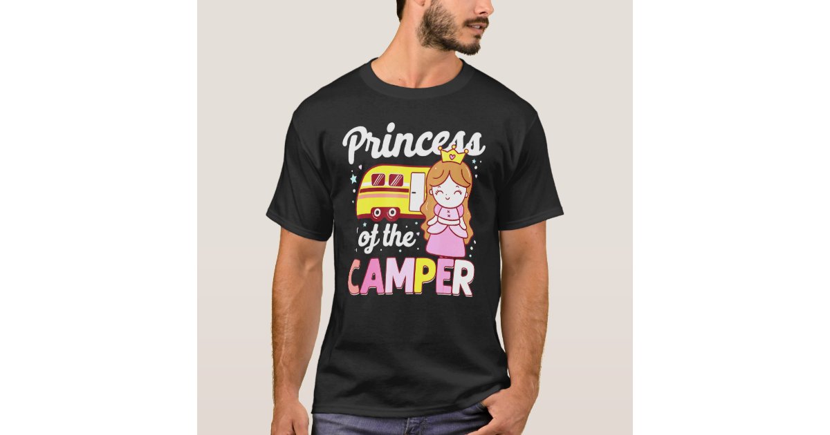 Camping Princess Camper Motorhome Familie Camperva T-Shirt | Zazzle.de