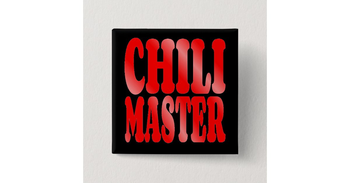 Chili Master in Rot Button | Zazzle.de