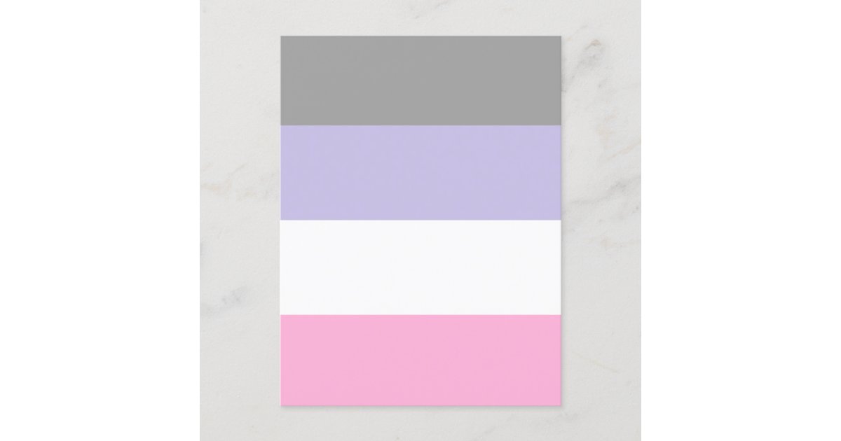 Cupioromantic Pride Flag Postkarte Zazzlede