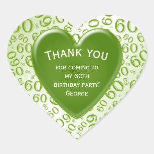 60 Geburtstag Aufkleber | Zazzle.de