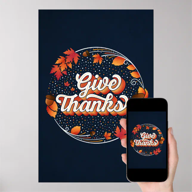 Danke Poster (24x36) | Zazzle.de