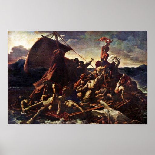 Das Floss der Medusa, durch Géricault Jean Louis T Posterdruck | Zazzle