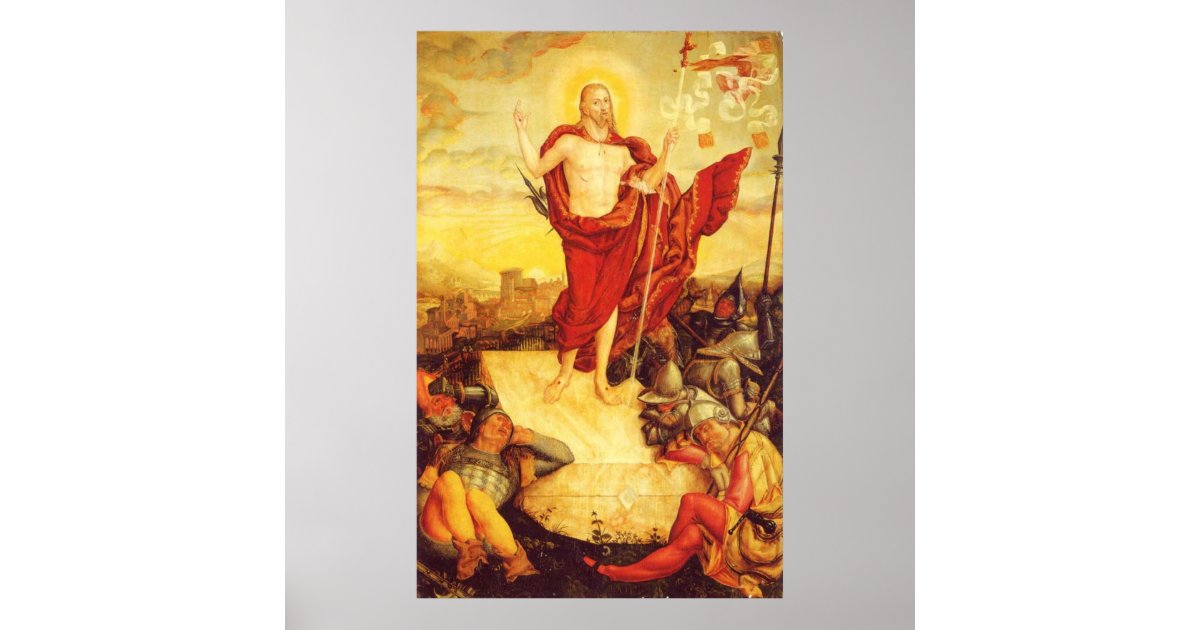 Der-Auferstandene von Lucas Cranach (1558) Poster | Zazzle.de