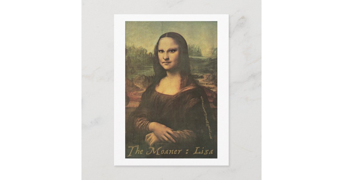 Der Moaner: Lisa - Postkarte | Zazzle.de