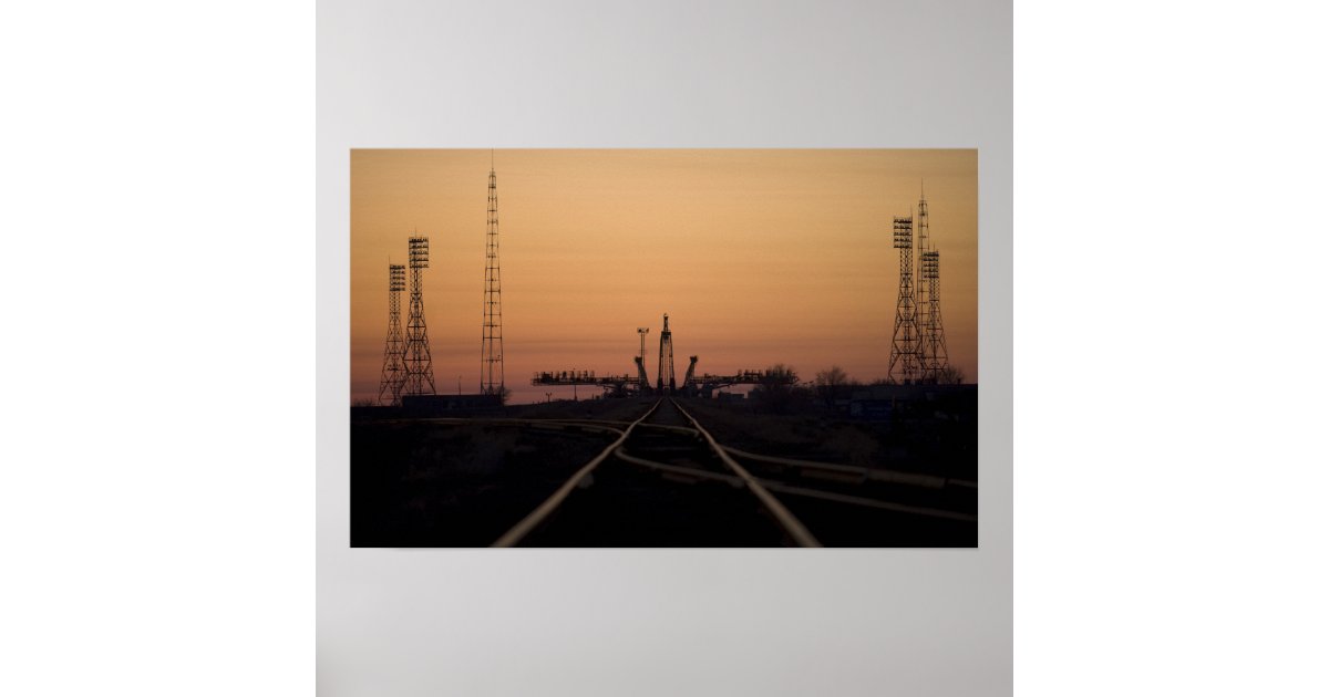Die Soyuz Abschussrampe Poster | Zazzle.de