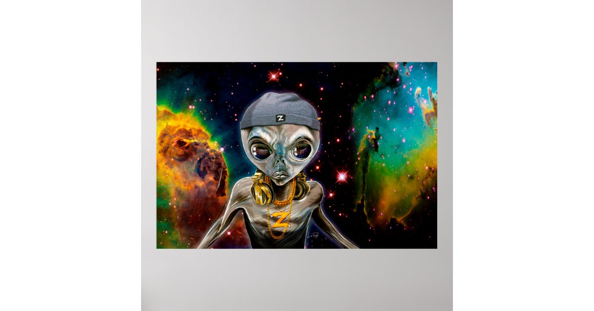 DJ Zedd Alien Rave Master Poster | Zazzle.de