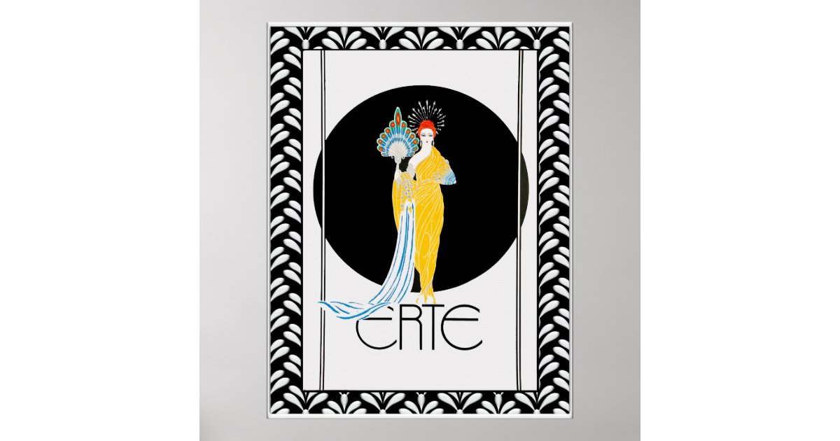 ERTE POSTER | Zazzle.de