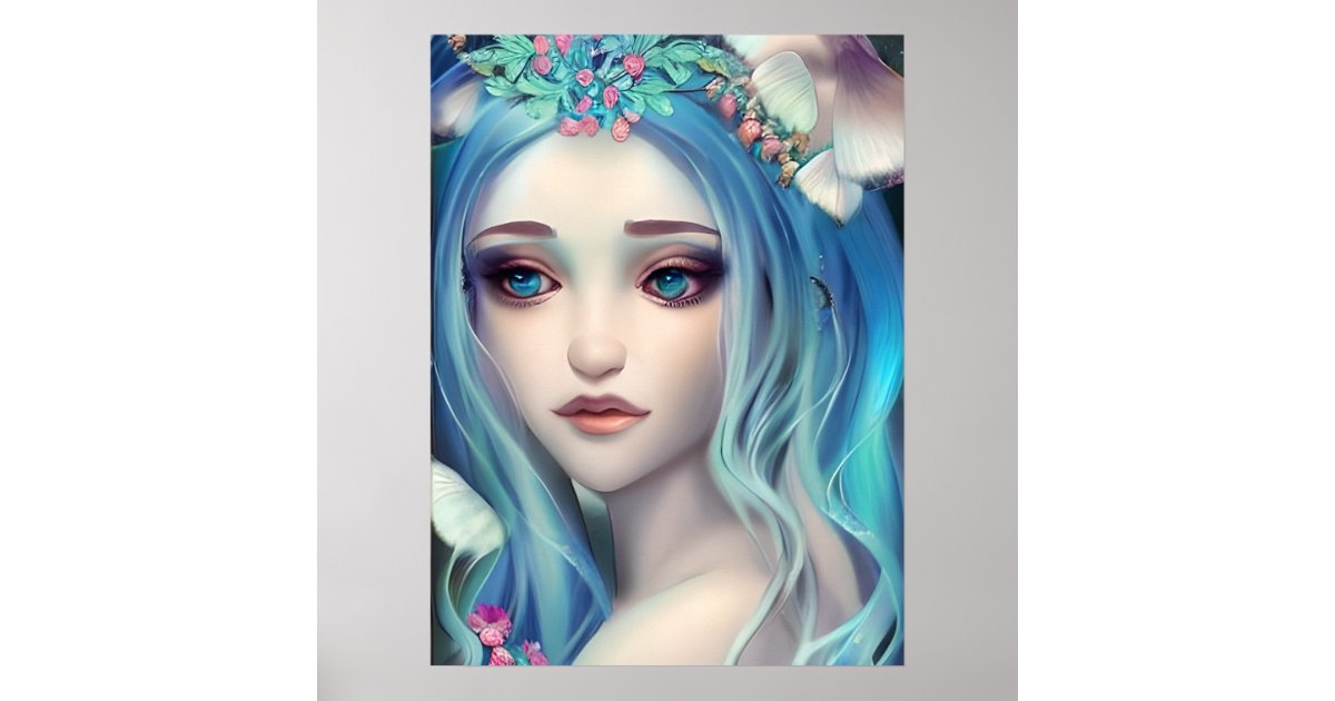 Ethereal | Beautiful Fairy Birthday Poster | Zazzle.de