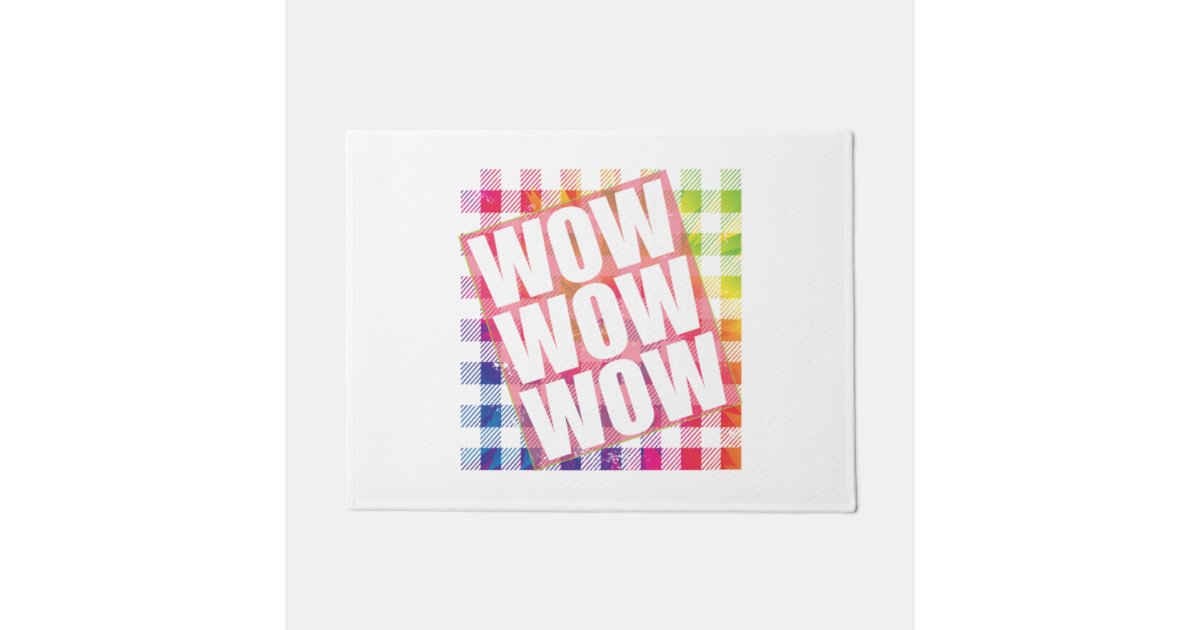 Free Day Wow - WOW WOW Mem Essential Fußmatte | Zazzle.de