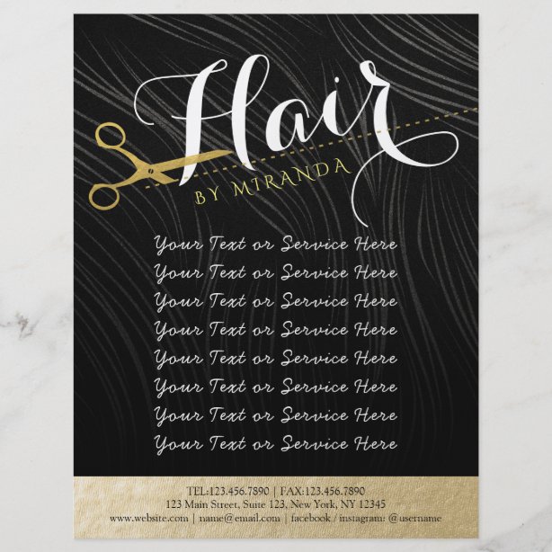 Friseur Flyer | Zazzle.de