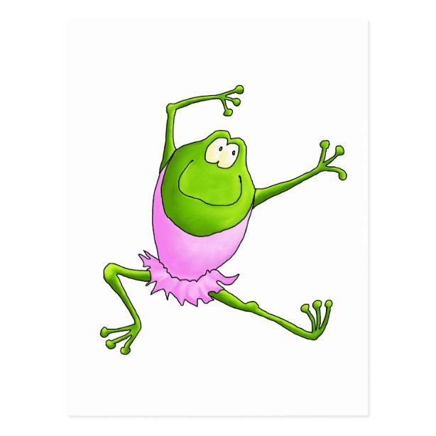 Springender Frosch Postkarten | Zazzle.de
