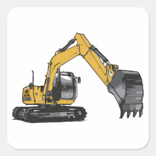 Bagger Aufkleber | Zazzle.de