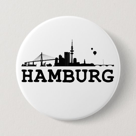 Hamburg Button / Anstecker / Pin | Zazzle.de