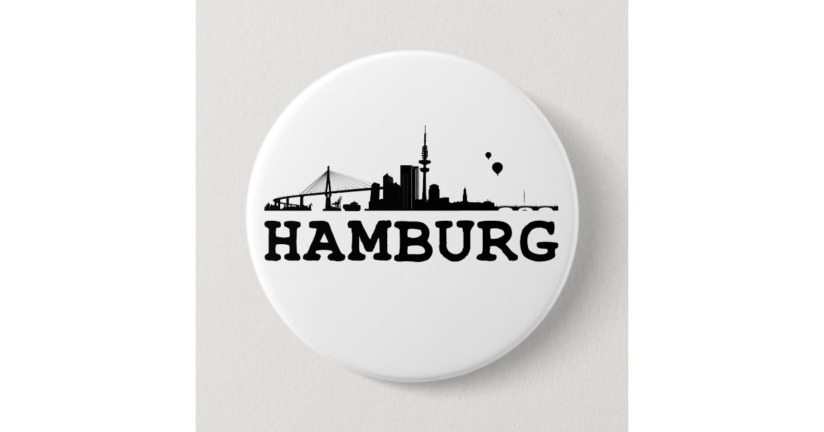 Hamburg Button / Anstecker / Pin | Zazzle.de