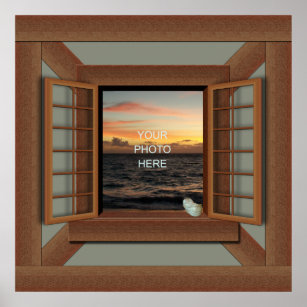 Fenster Poster | Zazzle.de