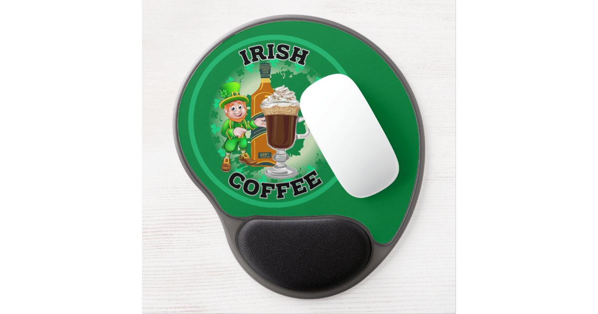 Irish Coffee - Ein Elixier. Gel Mousepad | Zazzle.de