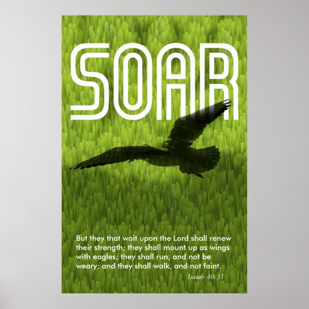 Jesaja 40 31 Poster | Zazzle.de