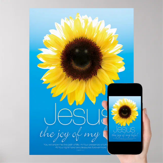 JESUS IST MEIN JOY - Christliche religiöse Plakate | Zazzle.de