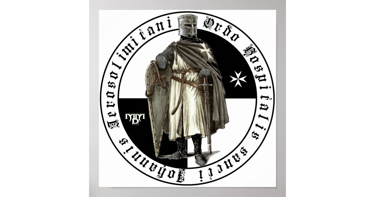 Johanniter Ritter Poster | Zazzle.de