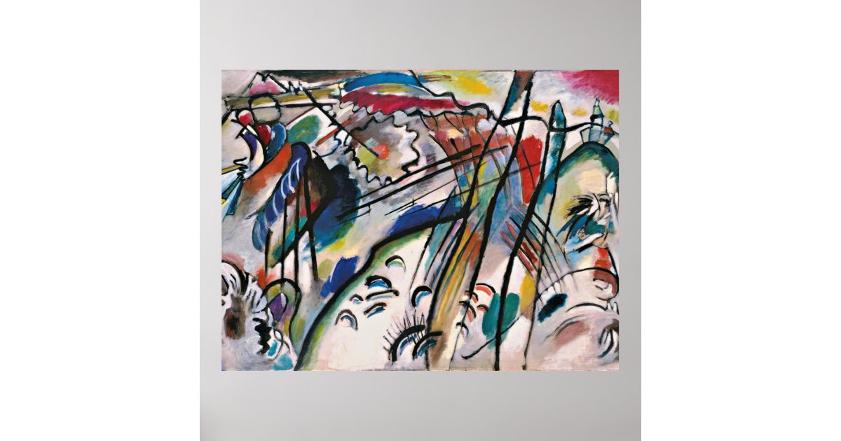 Kandinsky - Improvisation Poster | Zazzle.de