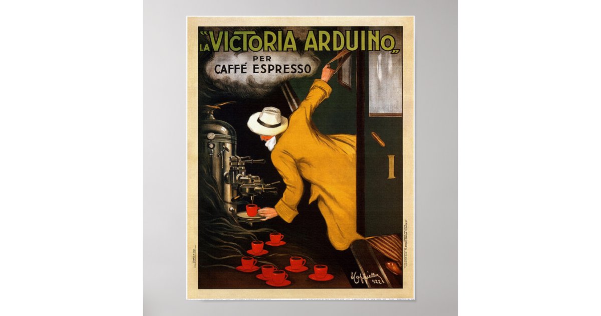 La Victoria Arduino Caffe Expresso Italien - Adver Poster | Zazzle.de