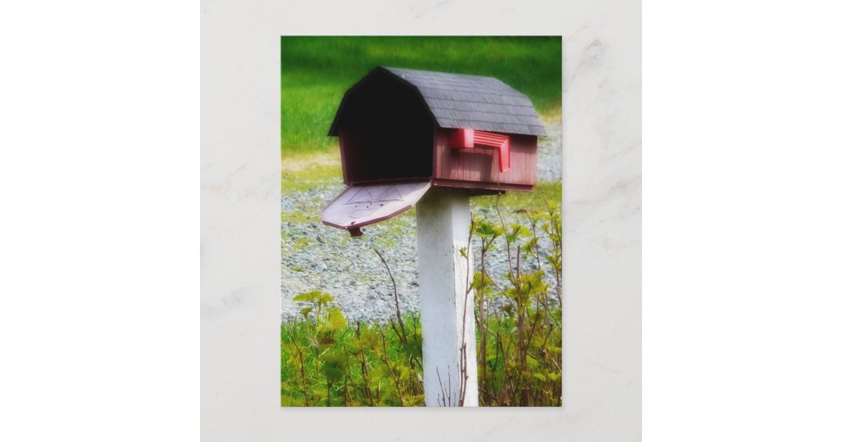 Land Mailbox - Wir sind umgezogen! Postkarte | Zazzle.de