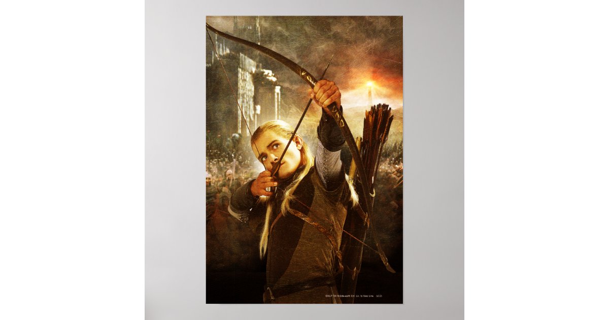 LEGOLAS GREENLEAF™ in Action Poster | Zazzle.de