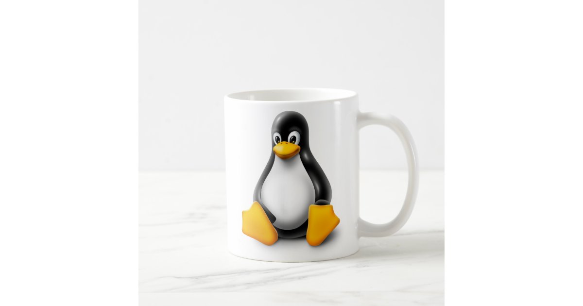 Linux Tux der Pinguin Kaffeetasse | Zazzle.de