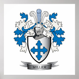Müller Familienwappen Poster | Zazzle.de