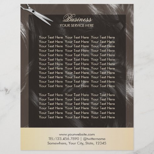 Friseur Flyer | Zazzle.de