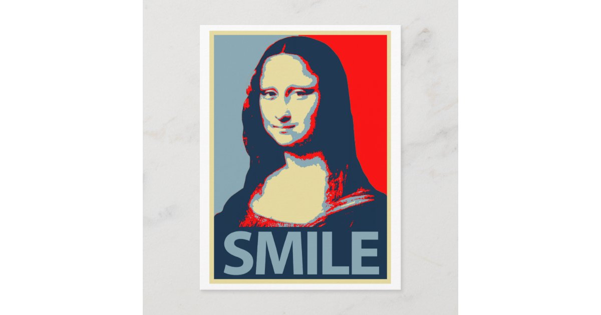 Mona Lisa Lächeln Postkarte | Zazzle.de Mona Lisa Lächeln Postkarte | Zazzle.de
