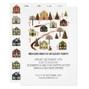 Nachbarschaft Einladungen | Zazzle.de