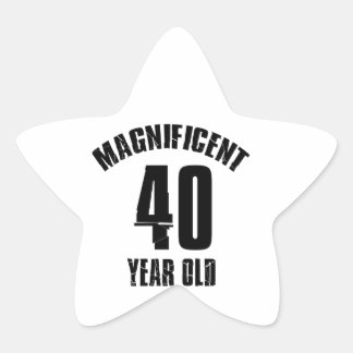 40 Geburtstag Aufkleber | Zazzle.de