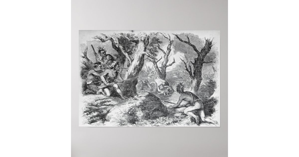Niederlage von General Braddock Poster | Zazzle.de
