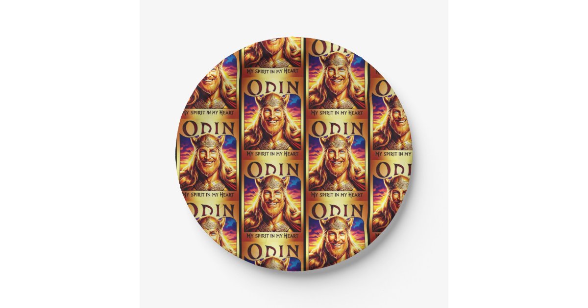 ODIN, MY SPIRIT IN MY HEART. PAPPTELLER | Zazzle.de