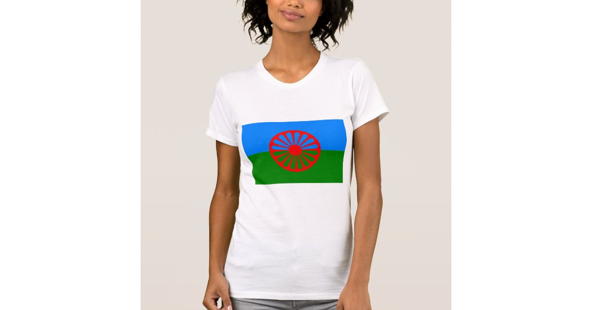 Offizielle Sinti und Roma-Flagge T-Shirt | Zazzle.de