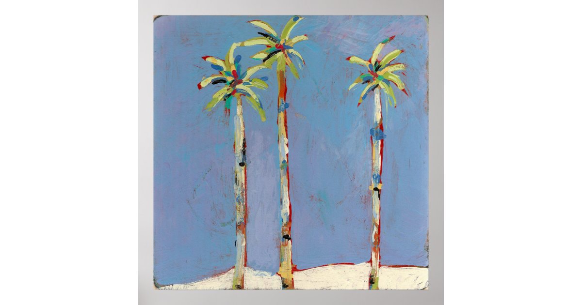 Palm Trio-Poster Poster | Zazzle.de