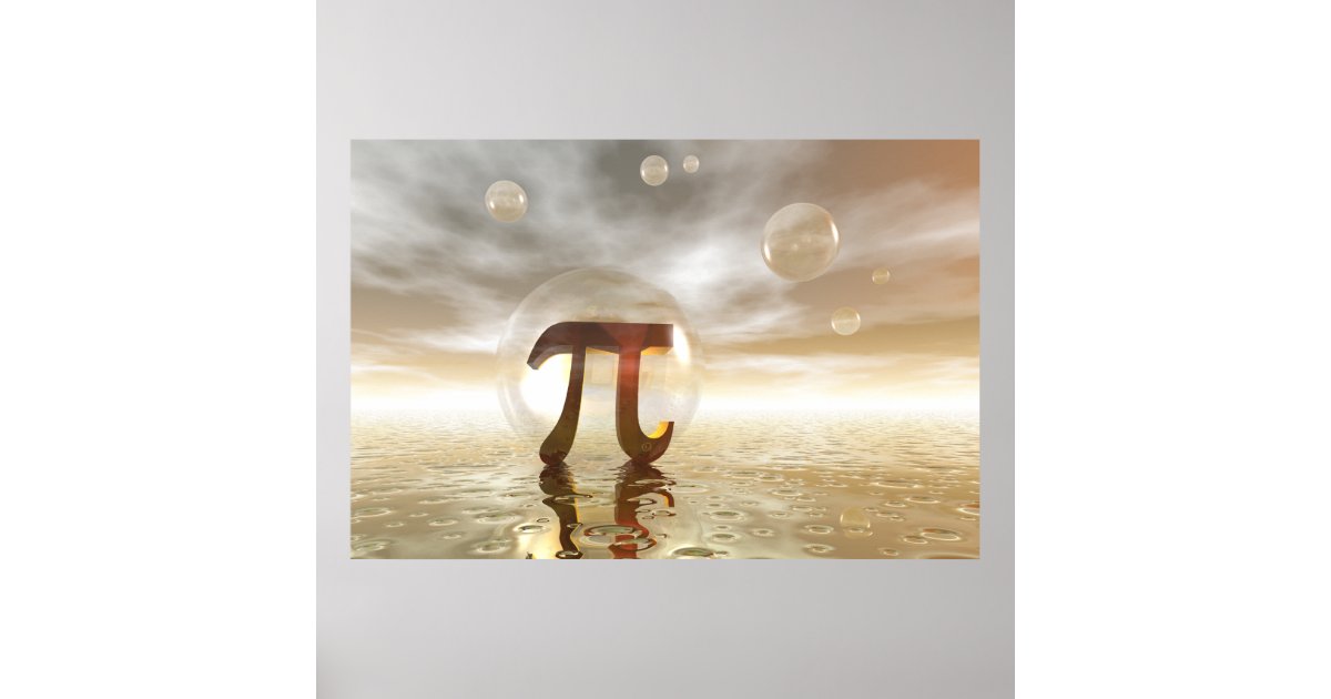 Pi-Symbol-Poster Poster | Zazzle.de