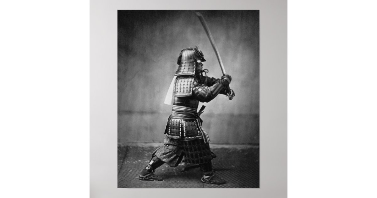 Samurai Stance Poster | Zazzle.de