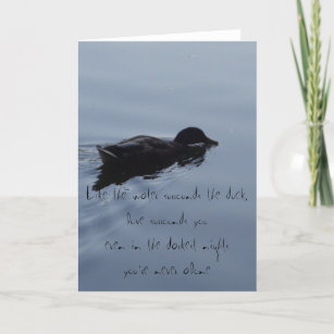 Traurige Ente Karten | Zazzle.de